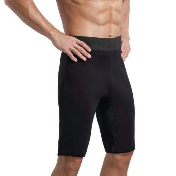 Men Women Thermo Sweat Sauna Pants Hot Body Weight Loss Slim Shorts