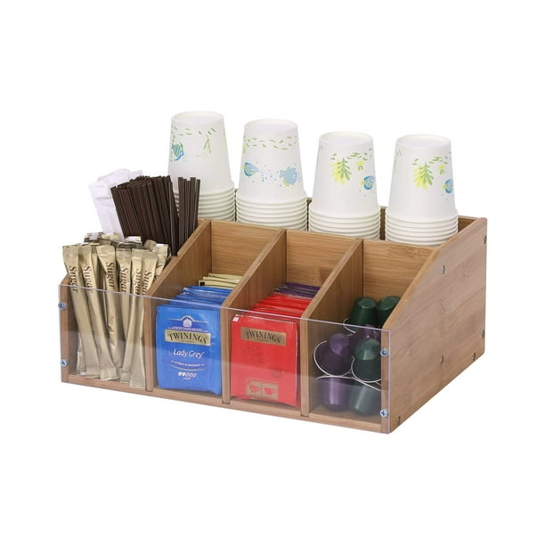Coffee Station Organizer Coffee Bar Organizer for Countertop Farmhouse ...