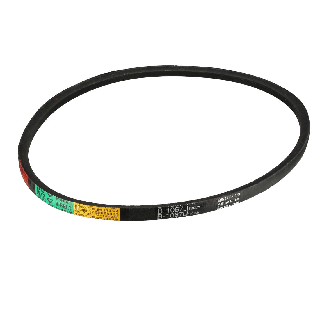 Uxcell B1067/B42 Drive V Belt Inner Girth Transmission Belts Rubber ...