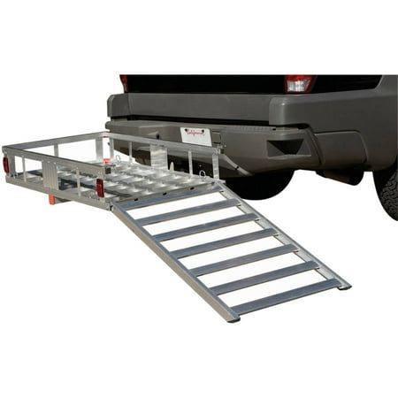 Aluminum Cargo Carrier with Ramp - Walmart.com