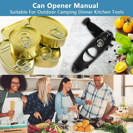 8 In 1 Can Opener, Multifunctional Can Opener Handheld With Rotary ...
