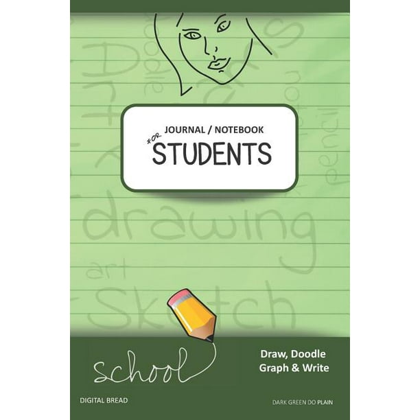 Journal Notebook for Students Draw, Doodle, Graph & Write: Focus ...