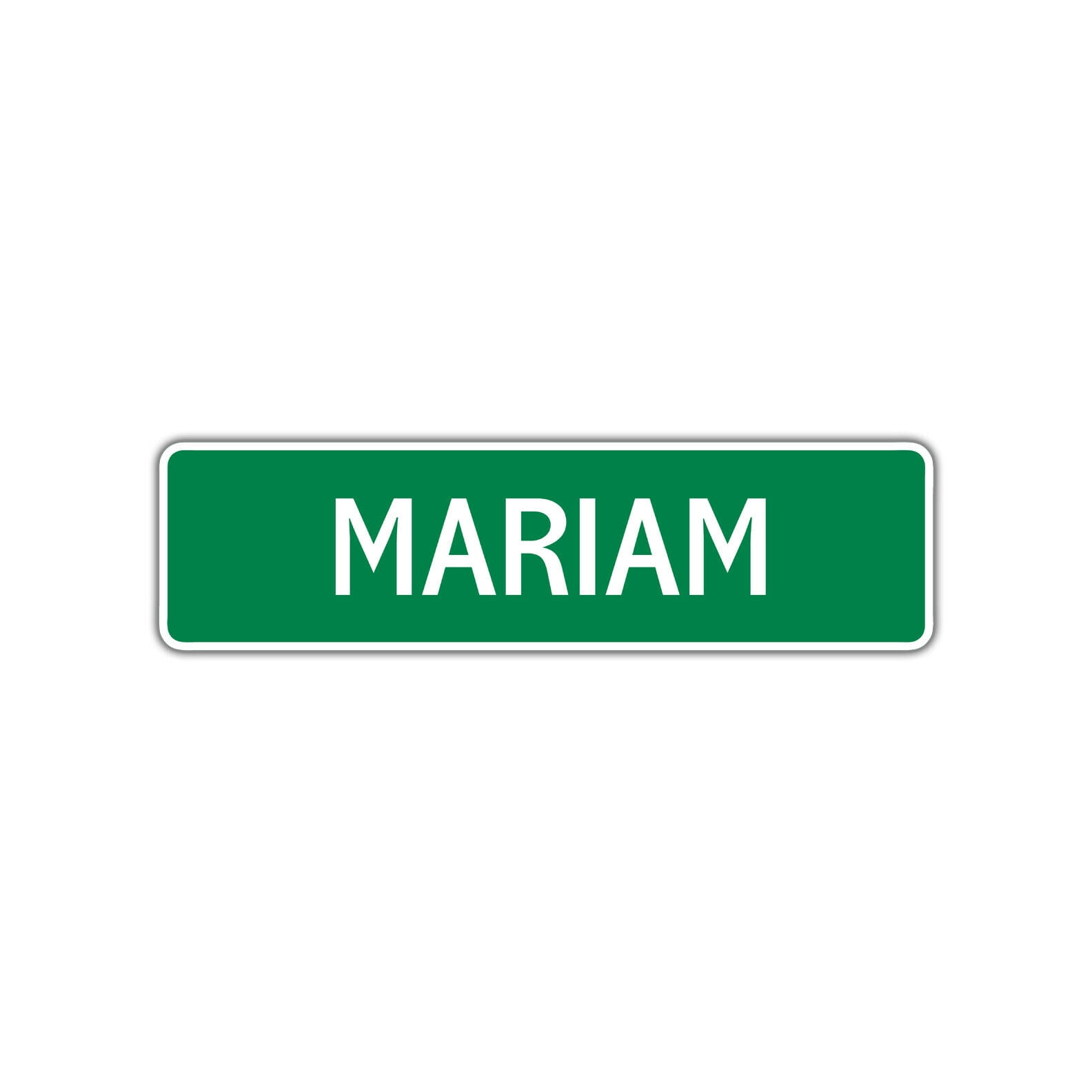 Mariam Girls Children Name Letter Printed Indoor Outdoor Unique Wall ...