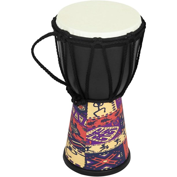Tambour à Main Africain 4 Pouces Professionnel Tambour Djembe en PVC ...