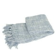 Home Soft Things Naga Knitted Throw - Ashley Blue - 60" x 80" Jumbo ...