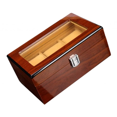 , Case, Watch Case with Removable Watch Cushions And Glass Window ...