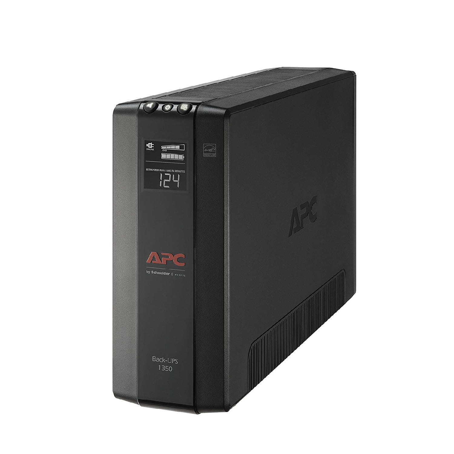APC UPS Battery Backup & Surge Protector with AVR, 1350VA APC Back-UPS ...