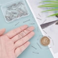 100Pcs 5 Style 304 Stainless Steel Link Connectors Arch & Twist & Bar ...