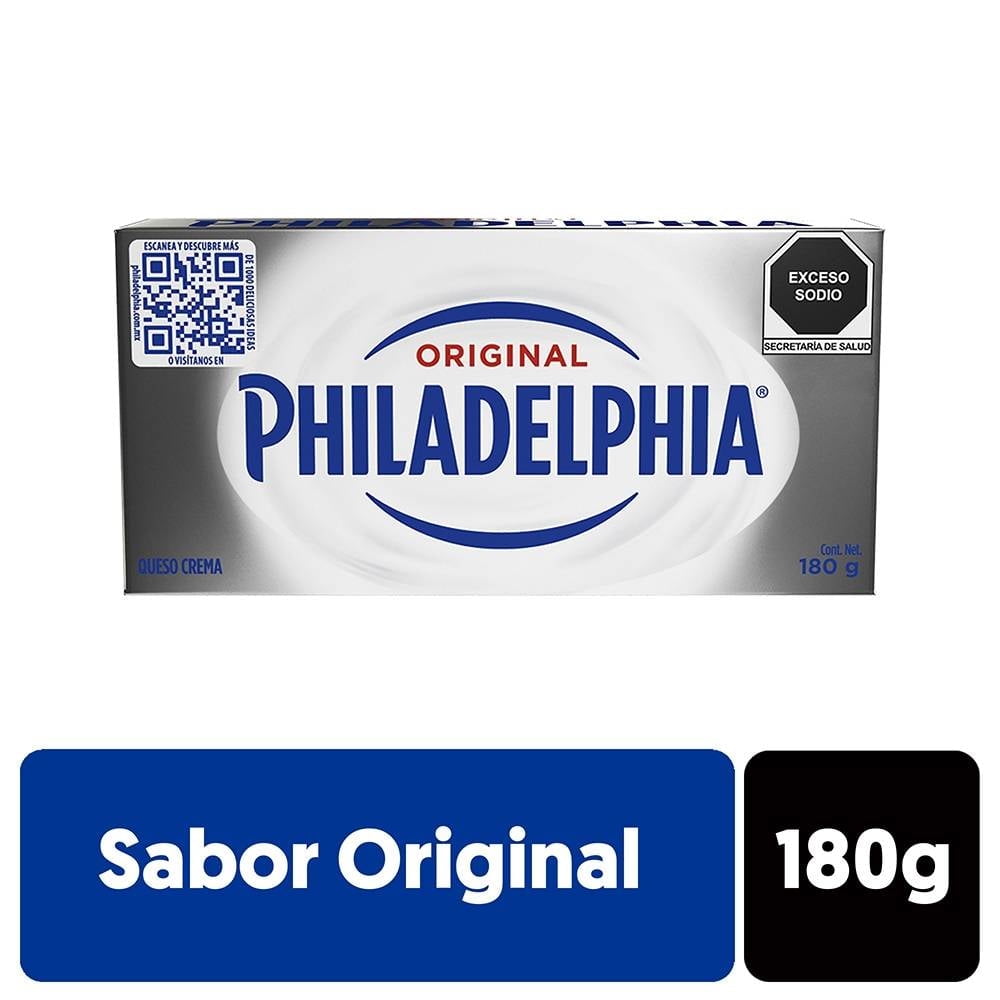 Queso crema Philadelphia original 180 g | Walmart en línea