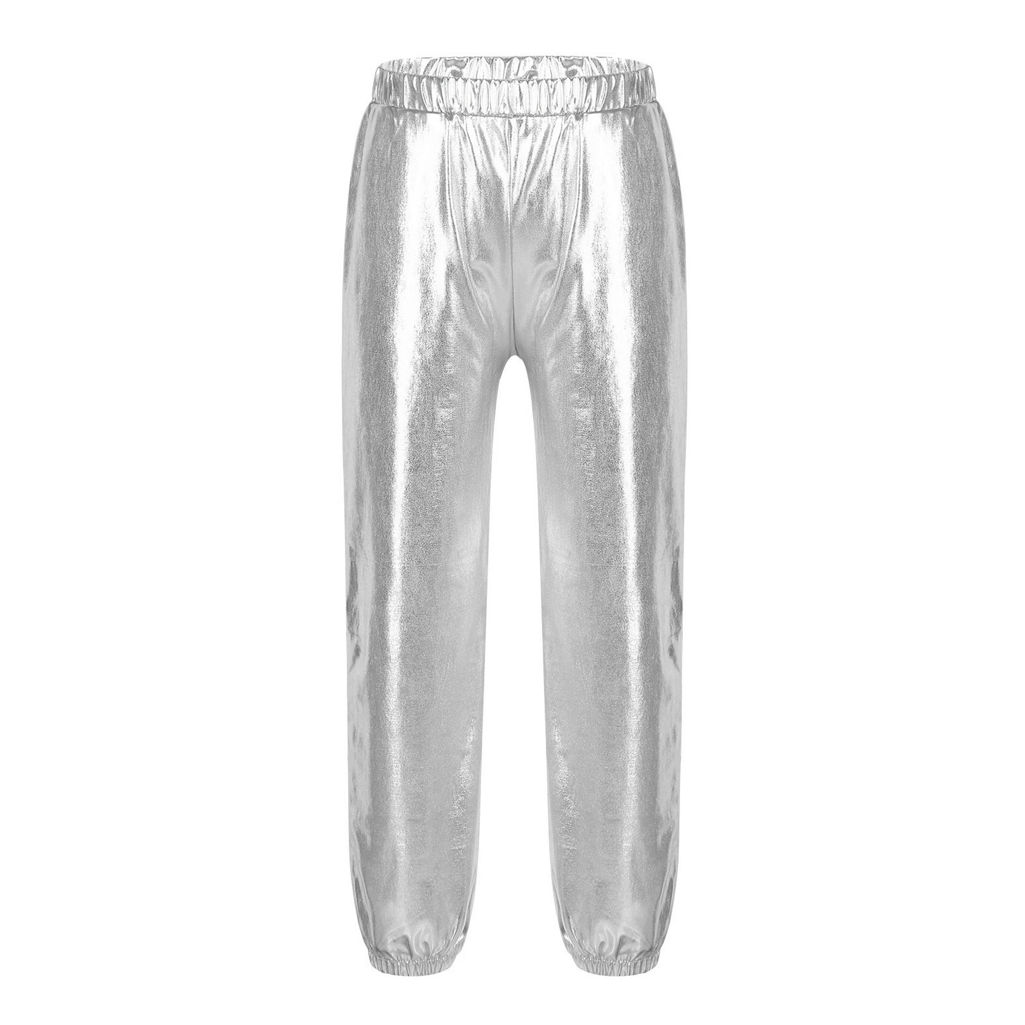 Click here for Iiniim Kids Girls Boys Shiny Metallic Joggers Pant... prices