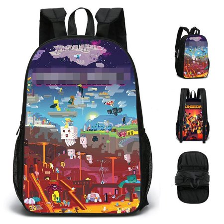 Cartoons Game Backpack Travel Shoulder Bag Double-sided School Double ...