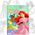 Bendon Disney Princess Mess Free Coloring Book, 80 Pages, Stickers ...