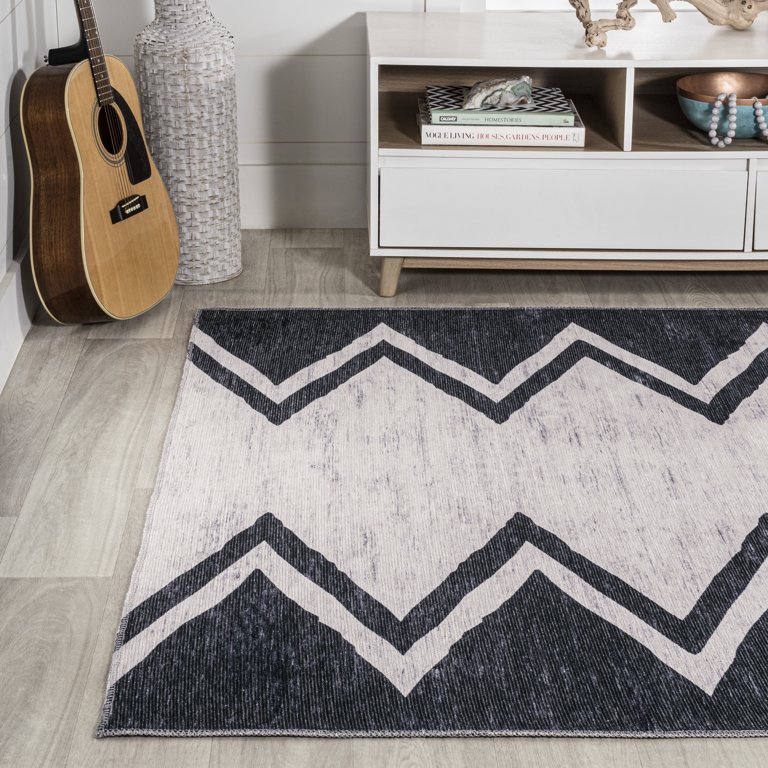 Navy Chevron Border