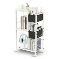 Safco Wire Stainless Steel Book Cart in Black - Walmart.com