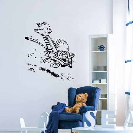 Calvin and Hobbes Play Time Vinyl Sticker Decal, Die Cut Vinyl Decal ...