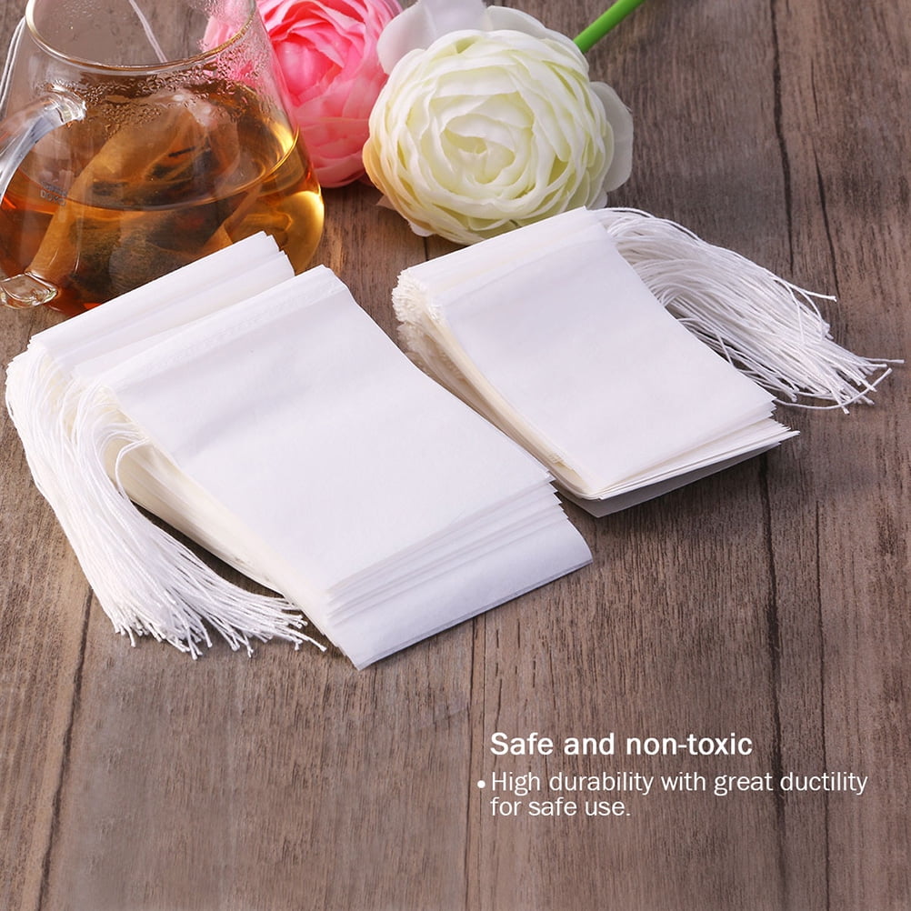 100pcs Drawstring Tea Bag Filter Paper Empty Tea Pouch Bags For Loose 100pcs-drawstring-tea-bag-filter-paper-empty-tea-pouch-bags-for-loose