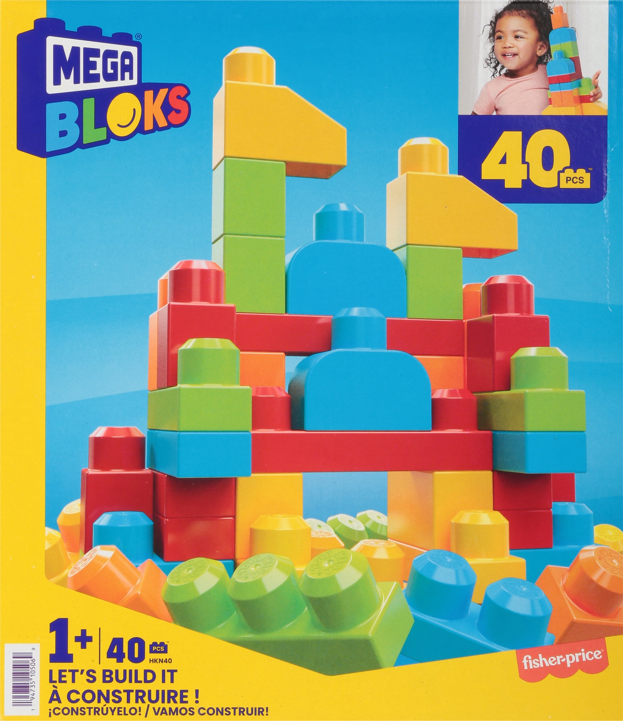 Mega Bloks Let's Build It! 40-Piece Set - Walmart.com