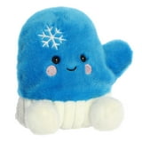 Aurora - Mini Blue Palm Pals - 5" Merry Mitten - Festive Stuffed Animal ...