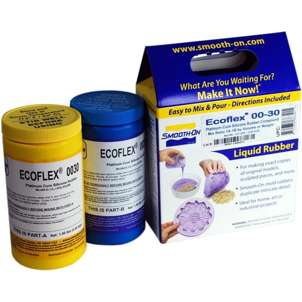 Ecoflex 00-30 - Super-Soft, Addition Cure Silicone Rubber - Pint Unit ...