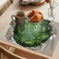 Broken Wall Tropical Placemats Set of 8 Palm Trees Green Botanical ...