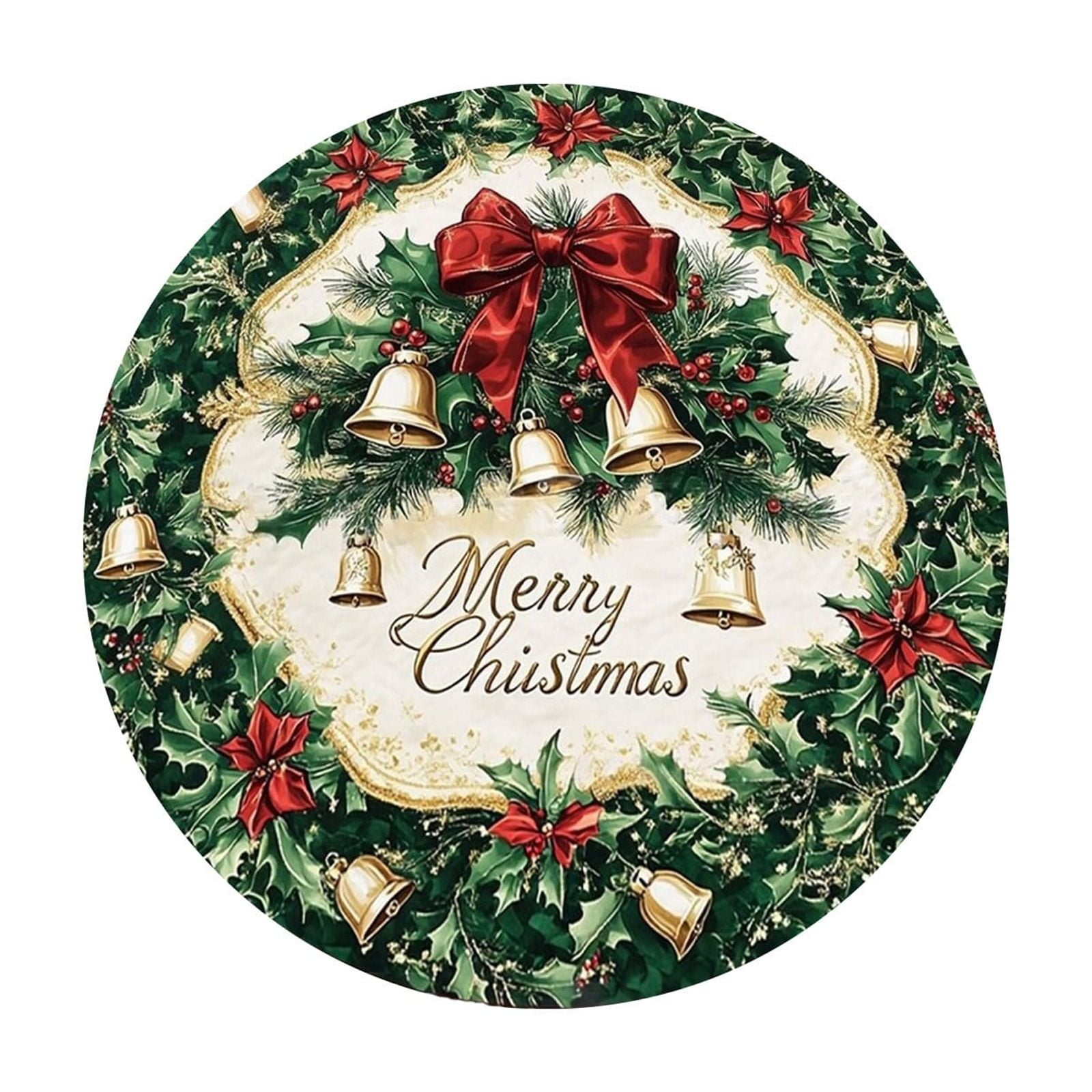 Click here for Aooww Christmas Round Rug Large Christmas Area Rug... prices