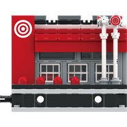 BricKunion Mini Module City Fast Food Shop Building Block Set - 188 ...