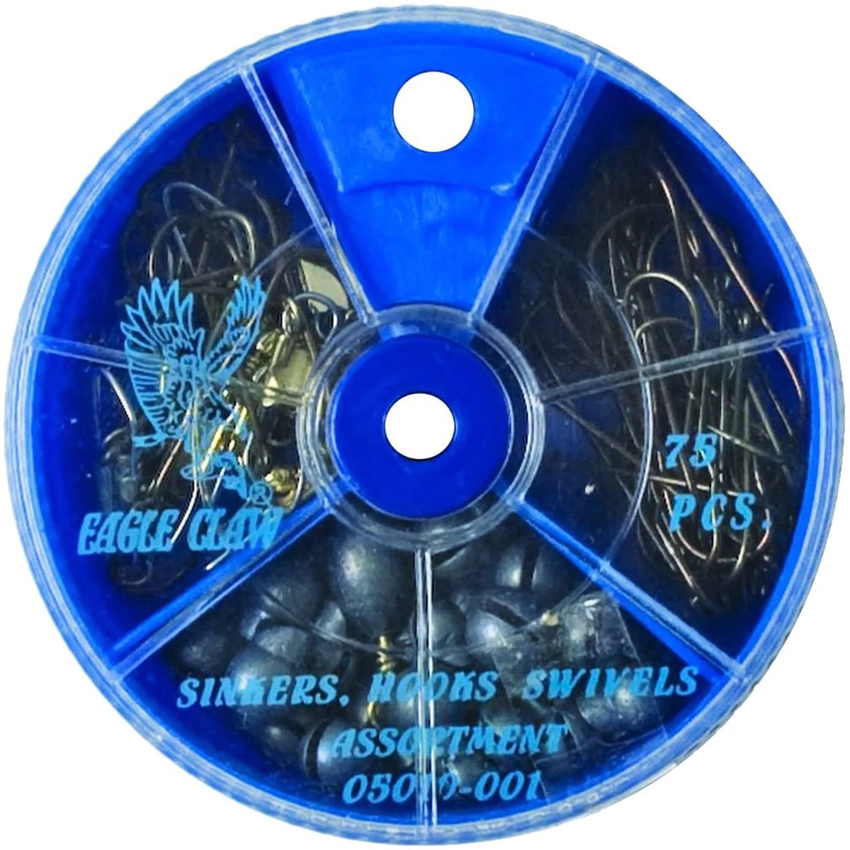 Eagle Claw Hook, Swivel, and Sinker Assortment - Walmart.com