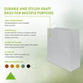 Prime Line Packaging White Paper Bags, Extra Large Shopping Bags with ...