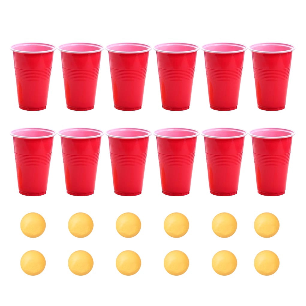 facefd 12 Pcs/set Party Game Set Table Tennis table tennis ball Ball ...
