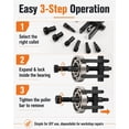 10Pcs Heavy Duty Blind Hole Bearing Puller Tool Set, Internal Bearing ...