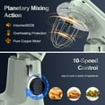 Free Shipping! Honinst Electric Stand Mixer, 6.5 QT, 10-Speed Kitchen ...