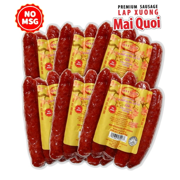 Cured Chicken Sausage Lap cheong Specialty Recipe net wt. 9oz x 6 packs ...