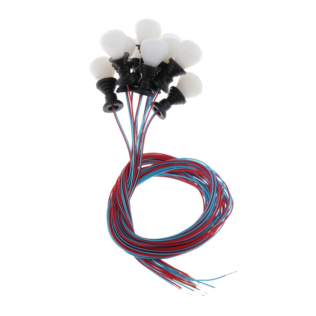 10xYard LED Model Railway Yard Micor Landscape Light 1:100 Scale Scene ...