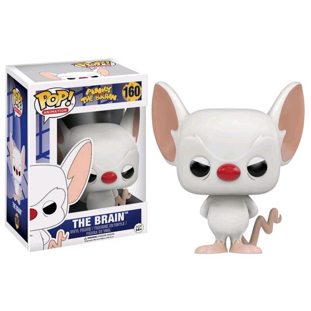 Funko POP - Animation: Pinky the Brain - The Brain Vinyl Figure ...
