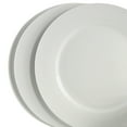 Gibson Home Noble Court 12 Piece Dinner Plate Set in White - Walmart.com