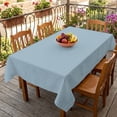 Blue Watercolor Table Cloth 52x70in, Waterproof Rectangle Tablecloth ...