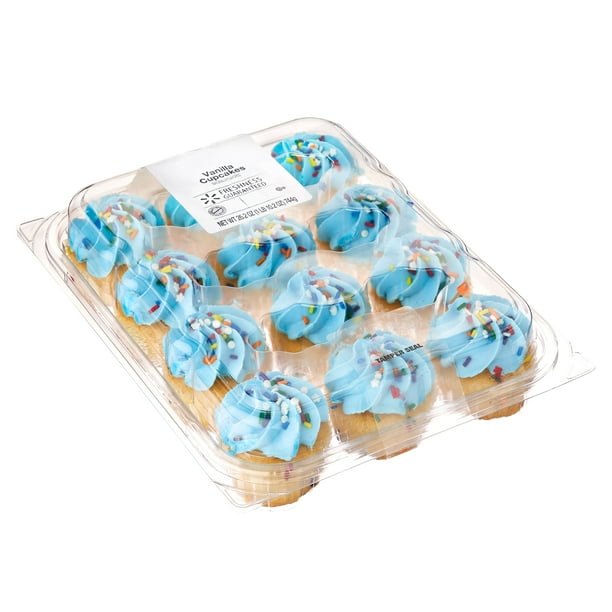 Freshness Guaranteed Vanilla Cupcakes, 26.2 oz, 12 Count - Walmart.com