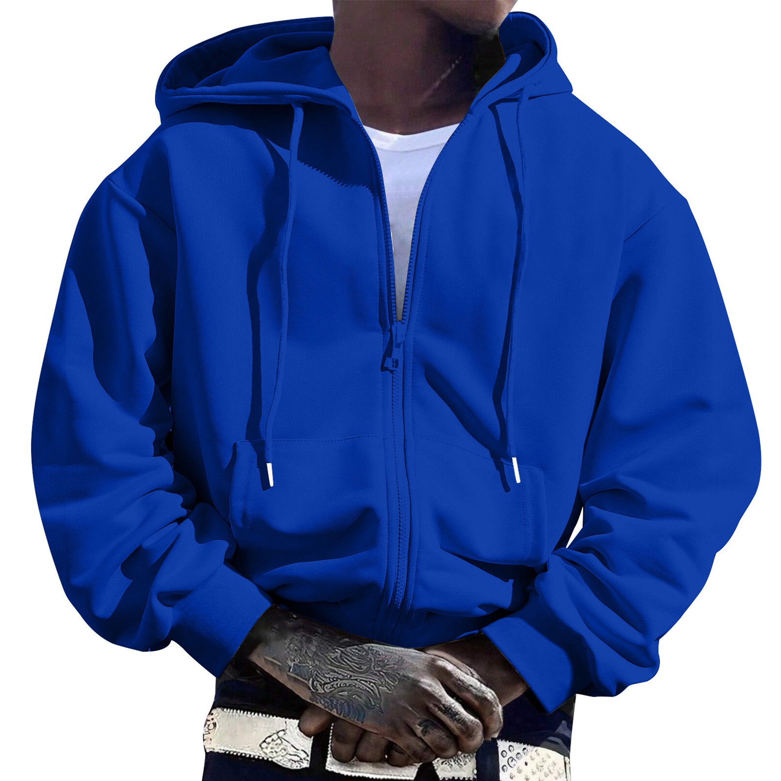Click here for Shixiaoo Mens Zip Up Hoodie Long Sleeve Full Zip H... prices