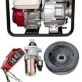 Electric Start Kit for GX390 Engine - Starter Motor, Flywheel, Control ...