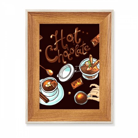 Hot chocolate Desserts Drink France Desktop Wooden Photo Frame Display ...