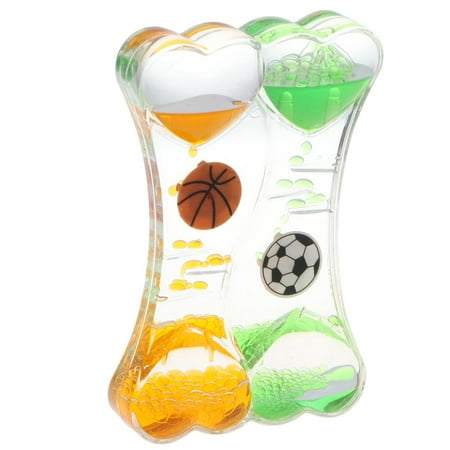 Liquid Motion Bubble Timer Floating Rotating Disc Desk Sensory Play Toy ...
