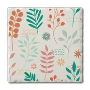 Thirstystone Blue & White 4-Pack Tumbled Tile Coasters - Walmart.com