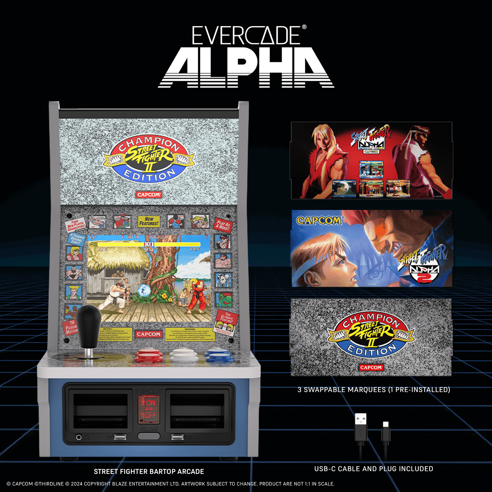 Click here for Blaze Evercade Arcade Alpha Street Fighter Edition prices