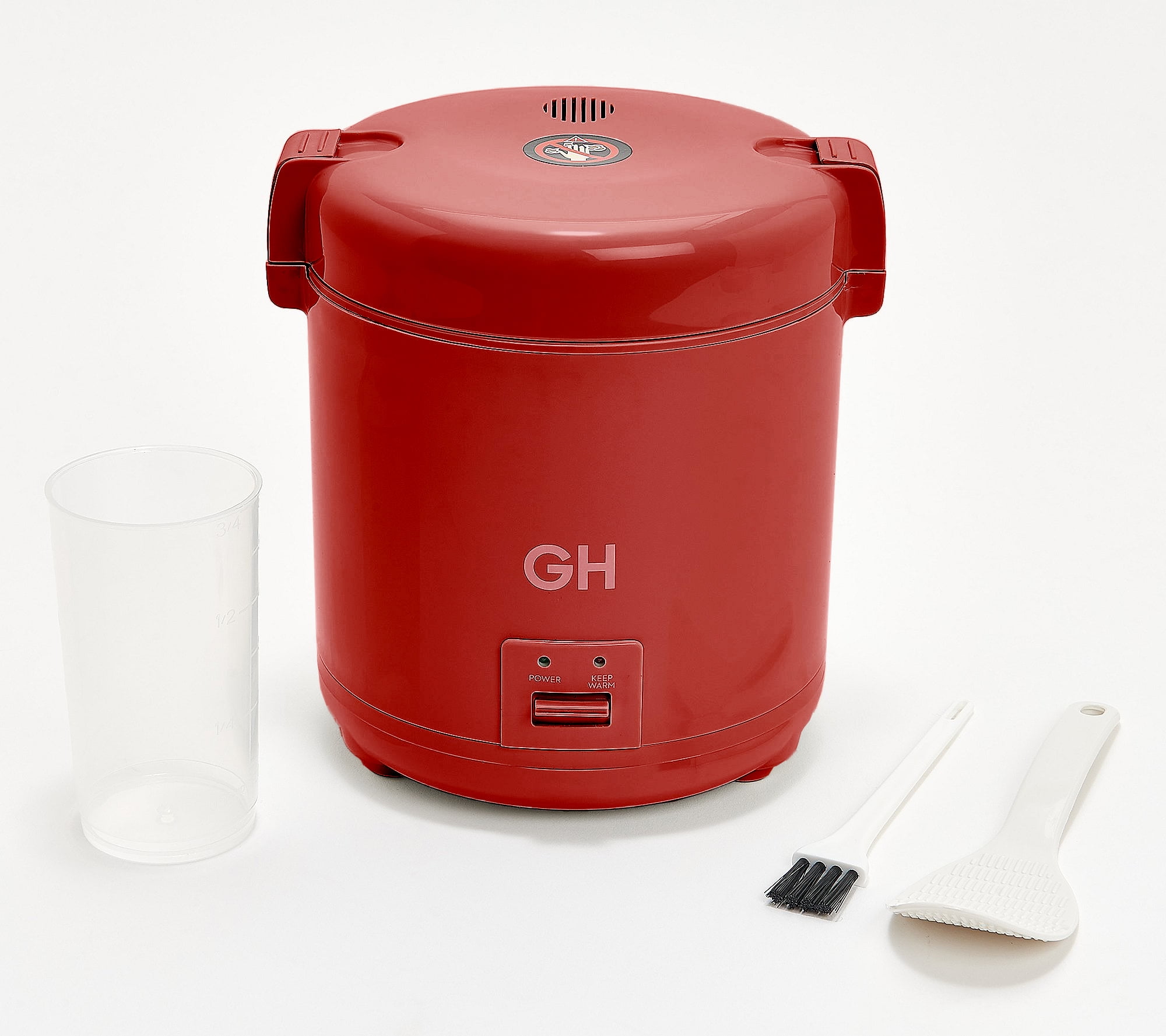 Restored Housekeeping 24oz Mini Multi-Cooker w/ Accessories Red ...