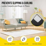 Alien Grip Rug Gripper Carpet Tape - 12pcs, 4x4 in. Anti-Slip Hardwood ...