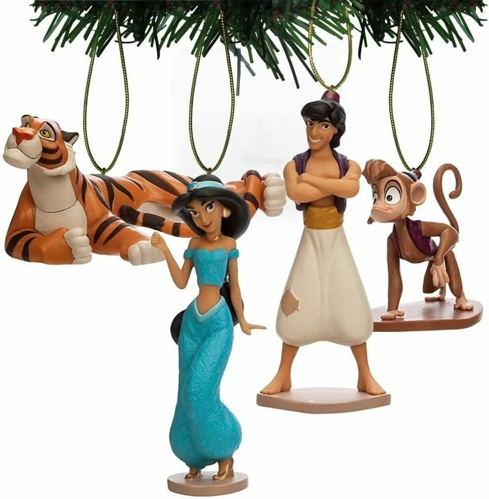 Aladdin Abu Monkey Jasmine Rajah 4pc Set PVC Figure Ornament 2 ...