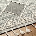 Hauteloom Mabua Wool Living Room, Bedroom Area Rug - Black, Beige - 5 ...