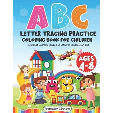 Lowercase Letters Tracing Coloring Book: Pre K, Kindergarten and Kids ...