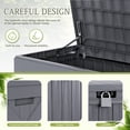 Homall 120 Gallon Outdoor Patio Box Deck Plastic Resin Storage Box ...