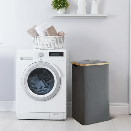 TB&W 100L Dirty Clothes Basket Foldable Dirty Clothes Container for ...